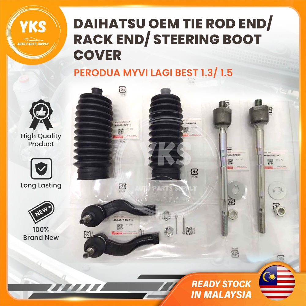 🔥NEW PERODUA🔥PERODUA MYVI LAGI BEST 1.3 / 1.5 (1 SET) TIE ROD END ...