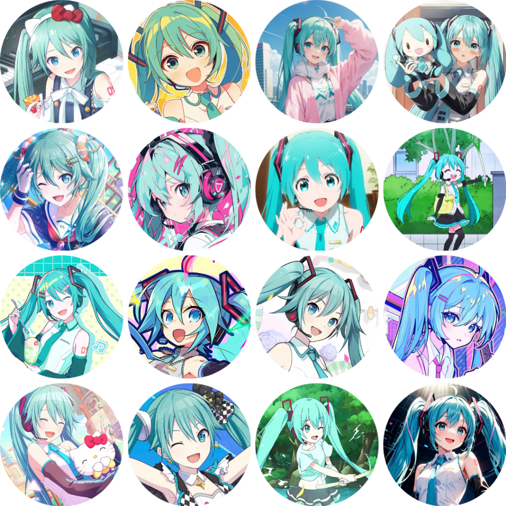 Vocaloid Hatsune Miku Button Badge 58mm | Shopee Malaysia