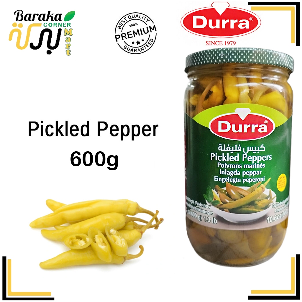 Pepper Pickle Durra | Pepper Pickled jeruk lada 600g | Shopee Malaysia