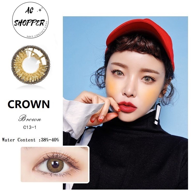【Crown】Soft Contact Lens Malaysia Ready Stock 14.5mm(Effect 16mm ...
