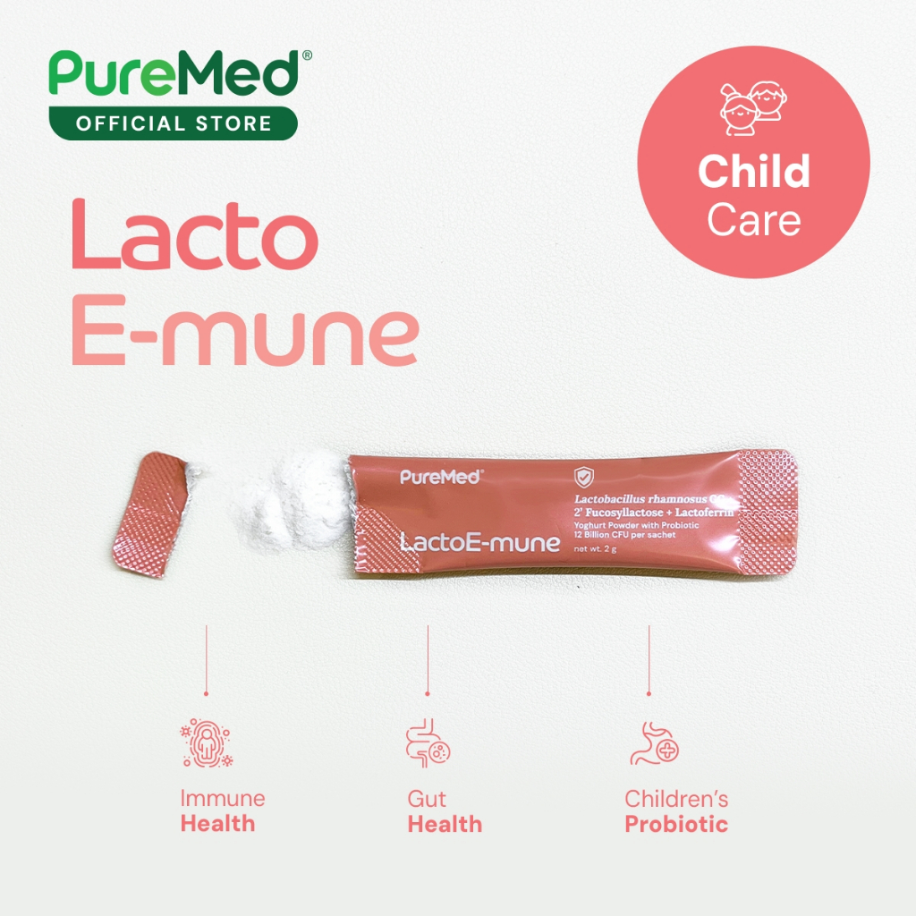 [TRIAL PACK] PureMed LactoE-mune Childrens Probiotics and Immune ...