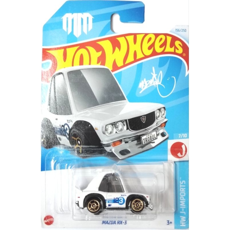 Hot Wheels Tooned Mazda RX-3 #156/250 2024 White | Shopee Malaysia
