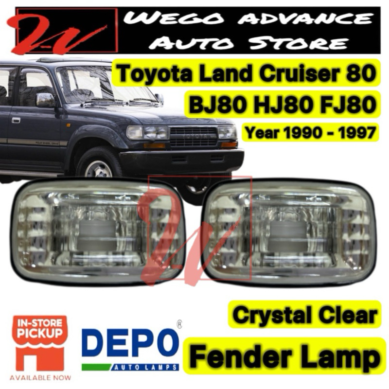 Toyota Land Cruiser 80 Series BJ80 FJ80 HJ80 Crystal Fender Signal Side ...