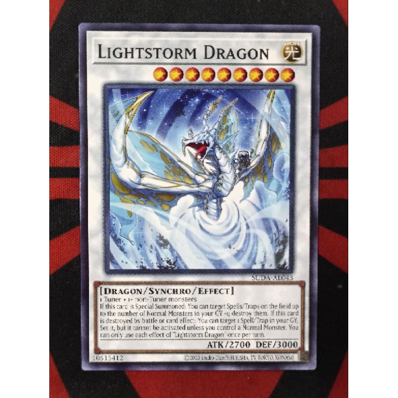 YUGIOH KONAMI SUDA-AE043 Lightstorm Dragon (Common) | Shopee Malaysia