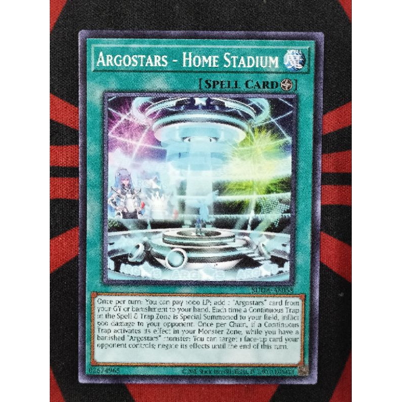 YUGIOH KONAMI SUDA-AE058 Argostars - Home Stadium (Common) | Shopee ...