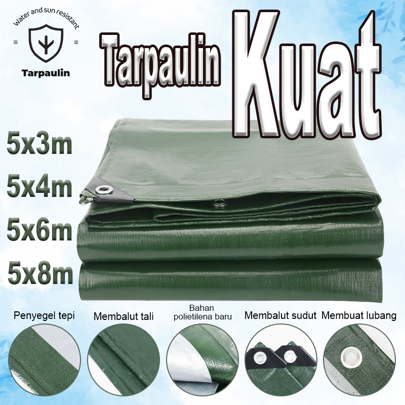【In stock】160g/m2 Waterproof canvas 3x5m 4x5m 5x6m 5x8m Truck tarpaulin ...