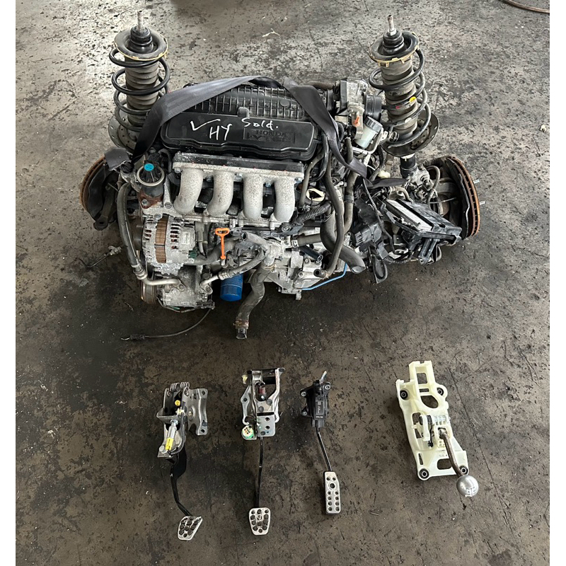 Honda Jazz Fit GE8 RS Manual 6 Speed Engine Set With Gearknob and Pedal ...