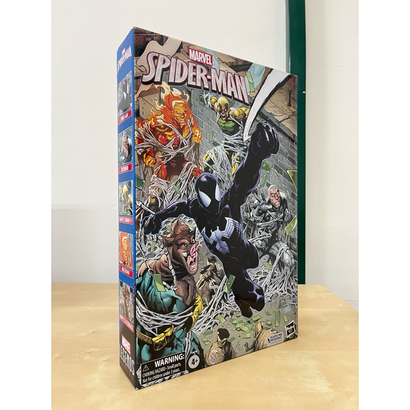 Mavel Legends Spider-Man Villains (Spider-man, Human Fly, Molten Man ...