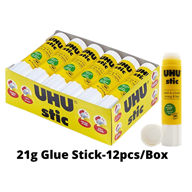 NEW STOCK!! UHU Glue Stick 21G （12pcs = 1box） | Shopee Malaysia