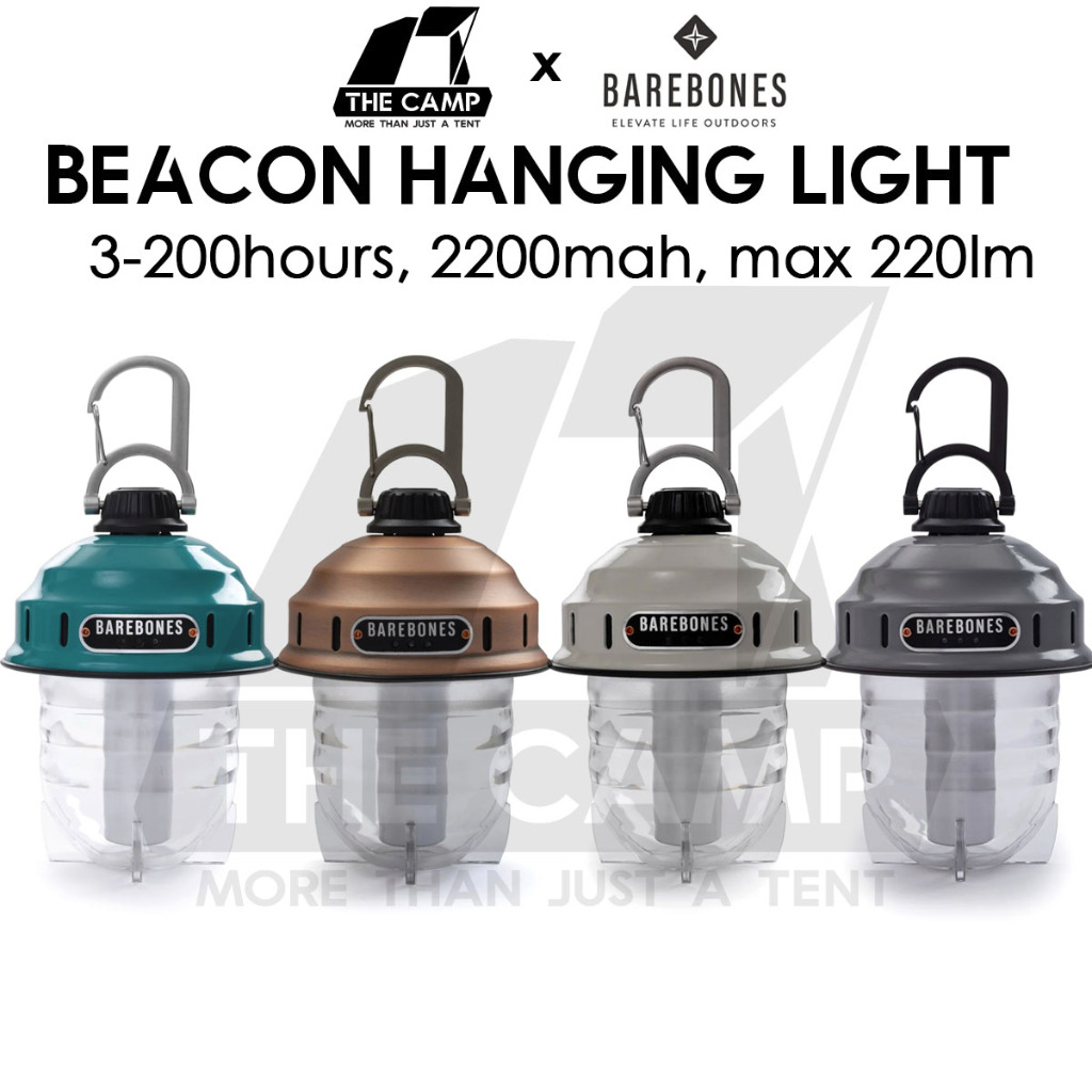 Barebones Beacon Hanging Lantern Light Outdoor Camping Lamp Light USB ...