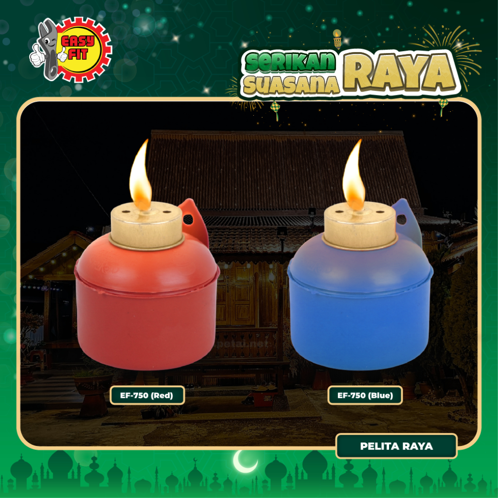 6pcs Pelita Raya Plastik/ Pelita Hari Raya/ Festival Lamp for Raya ...