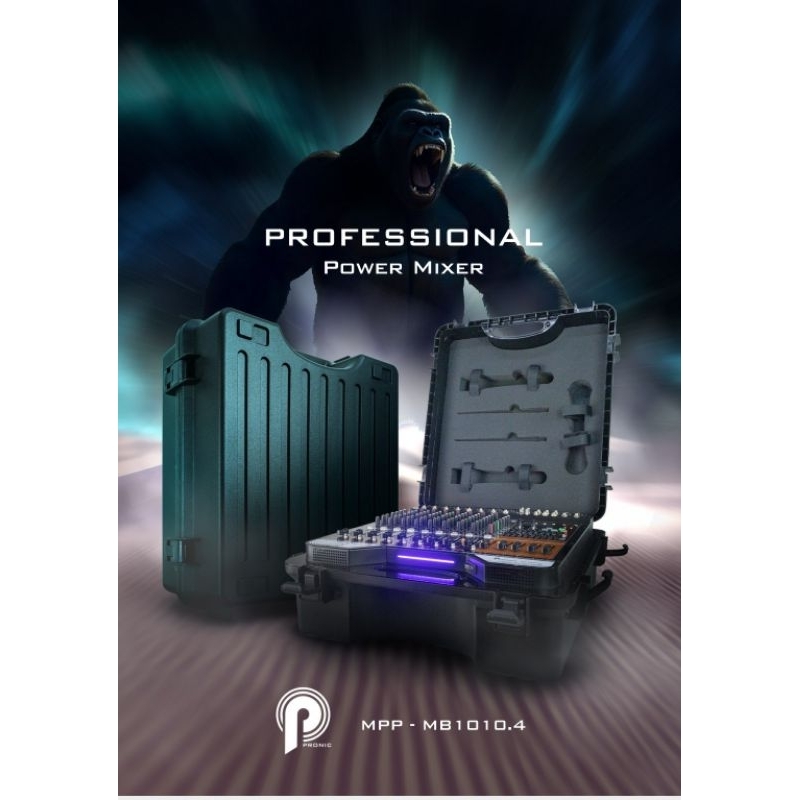 PRONIC Ampaudio MB1010.4 4x1000W PROFESSIONAL POWER MIXER | Shopee Malaysia