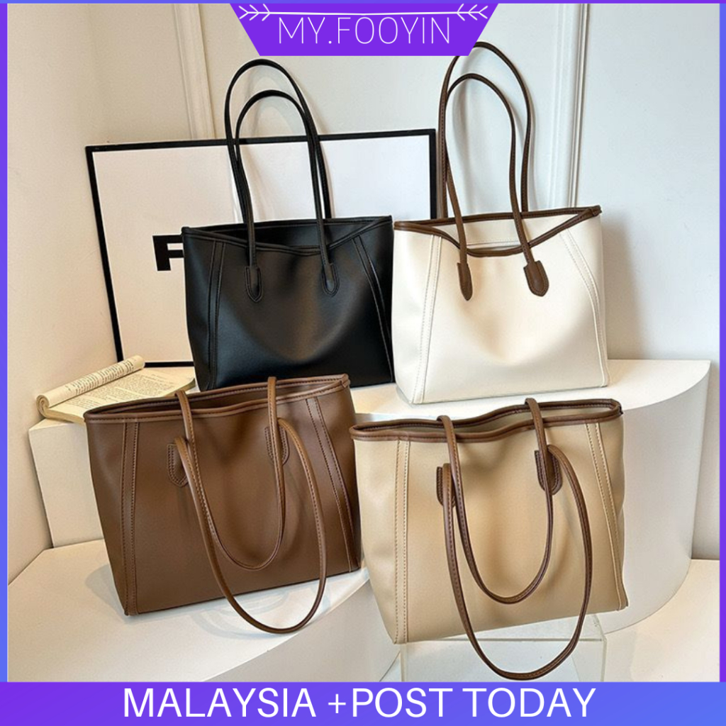 N122 READY STOCK MYFOOYIN Beg Tangan Berkuil, Berkapasiti BesarGaya ...