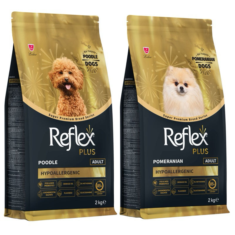 Reflex Plus Breed Series Dog Dry Food Adult Pomeranian / Adult Poodle ...