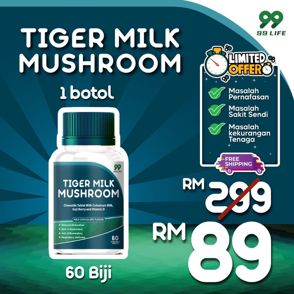 Tiger Milk Mushroom (Cendawan Susu Harimau) – Suplemen Kesihatan untuk ...