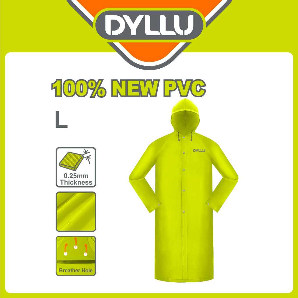 DYLLU Raincoat Waterproof EVA Unisex Outdoor Jacket Poncho Rainsuit ...