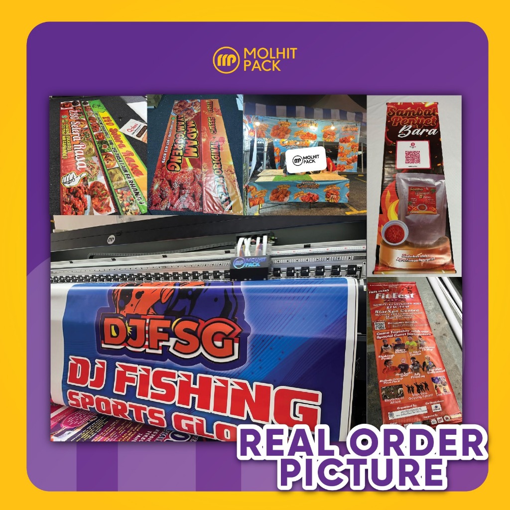 Banner Bunting Pakej Design Templet Atau Custom | Shopee Malaysia