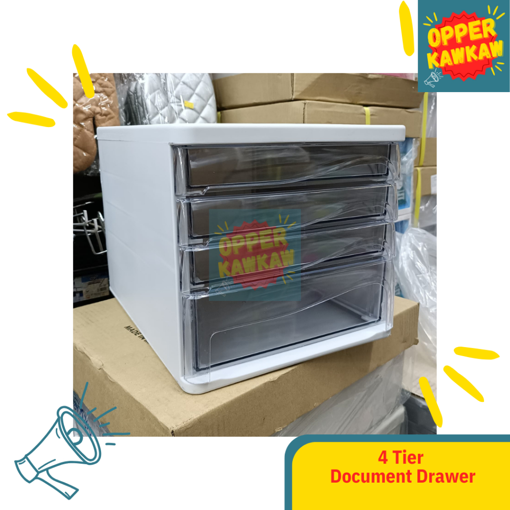 Felton 4 tier Document Drawer FDD 2970 /2971 Desk Organizer Office ...