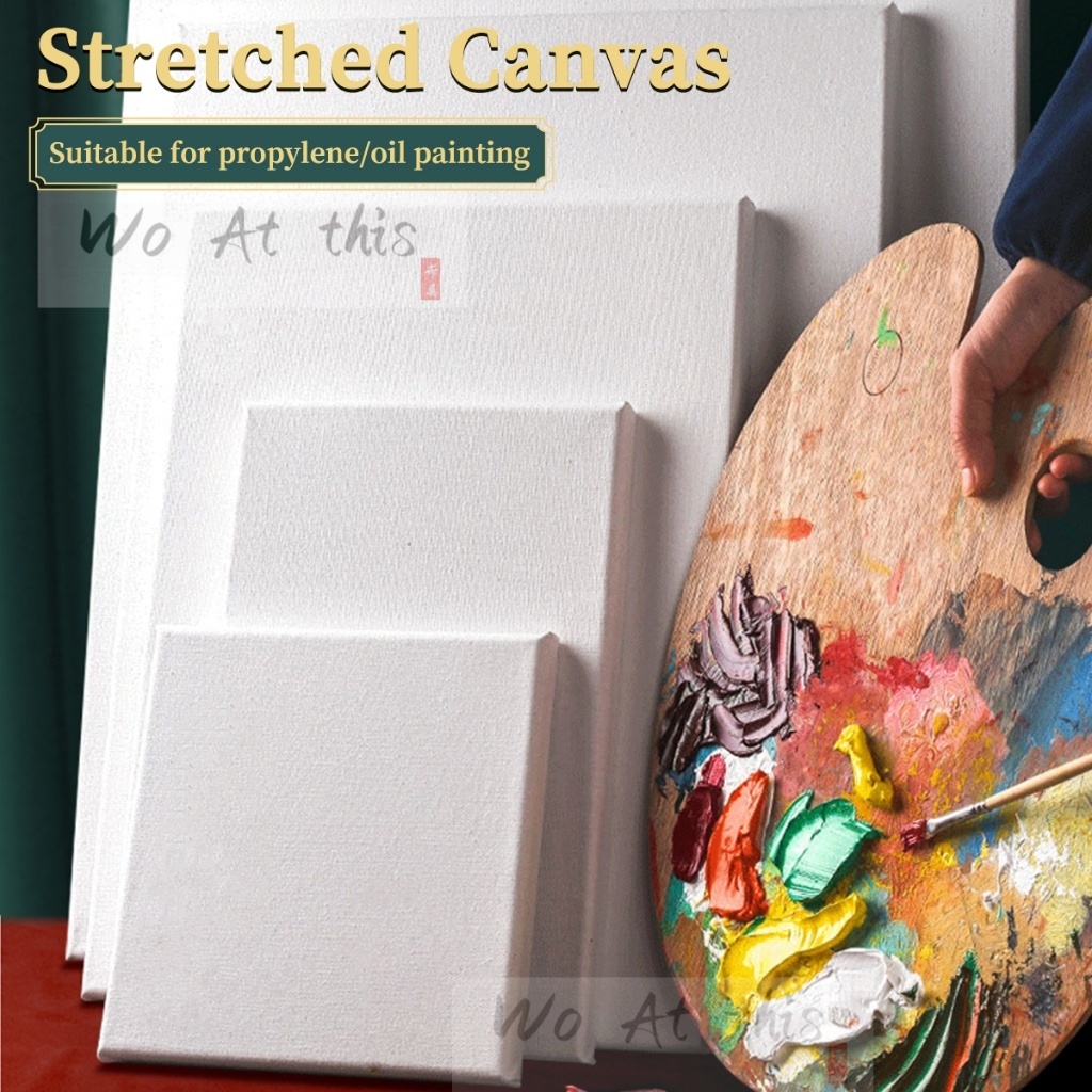 Canvas Board Painting Frame kanvas Papan lukisan minyak lukis Drawing ...
