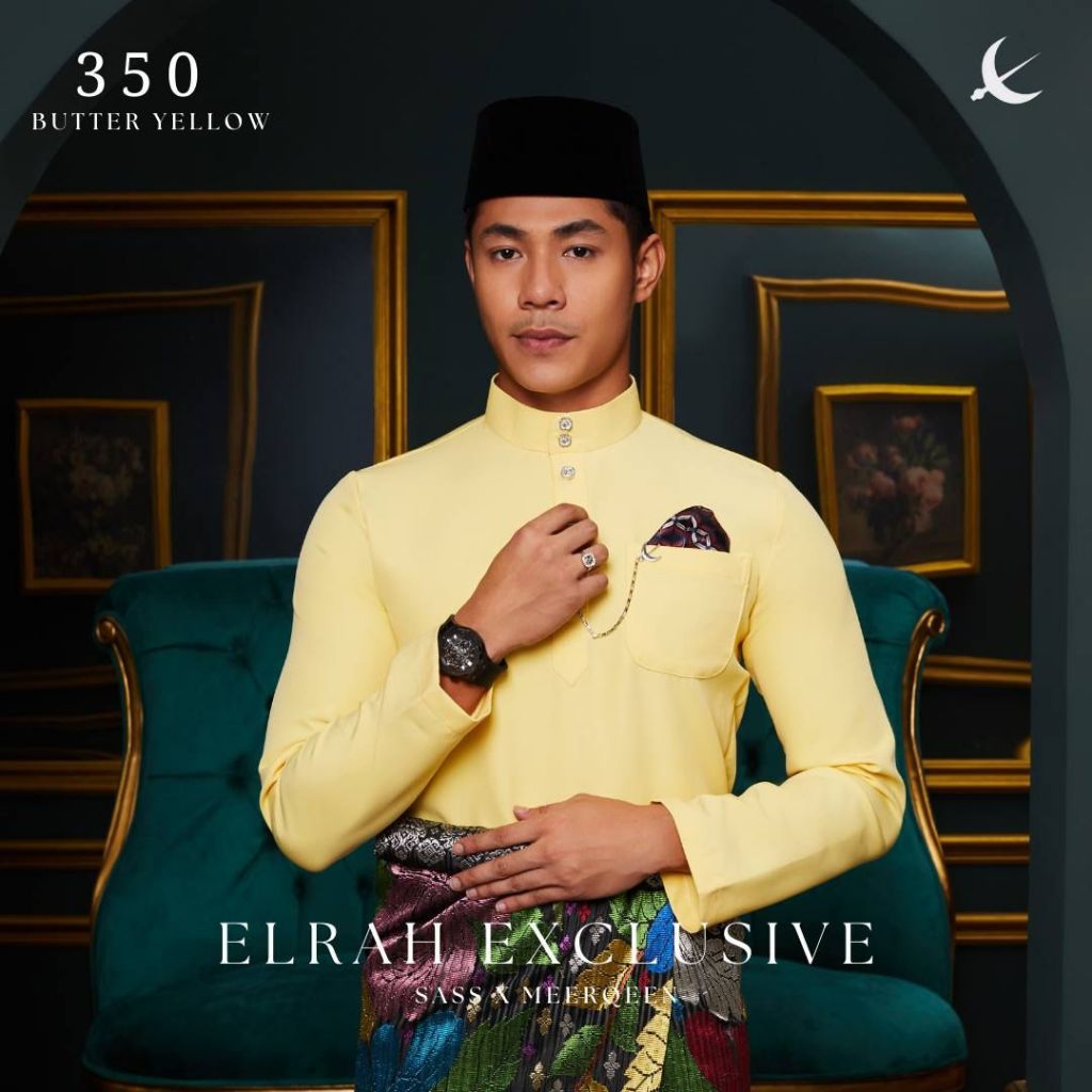 Elrah Exclusive Senna 2025 - Butter Yellow : Free Gift + Butang ...