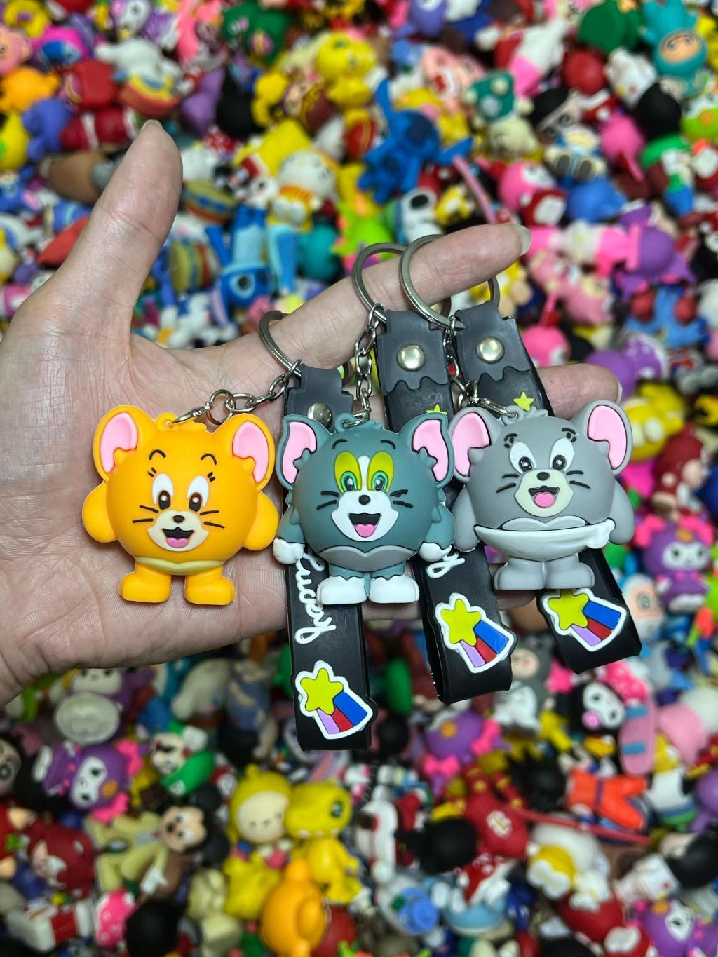 Ready Stock !! Keychain Tom and Jerry !!! Cute Keychain Cartoon Network ...