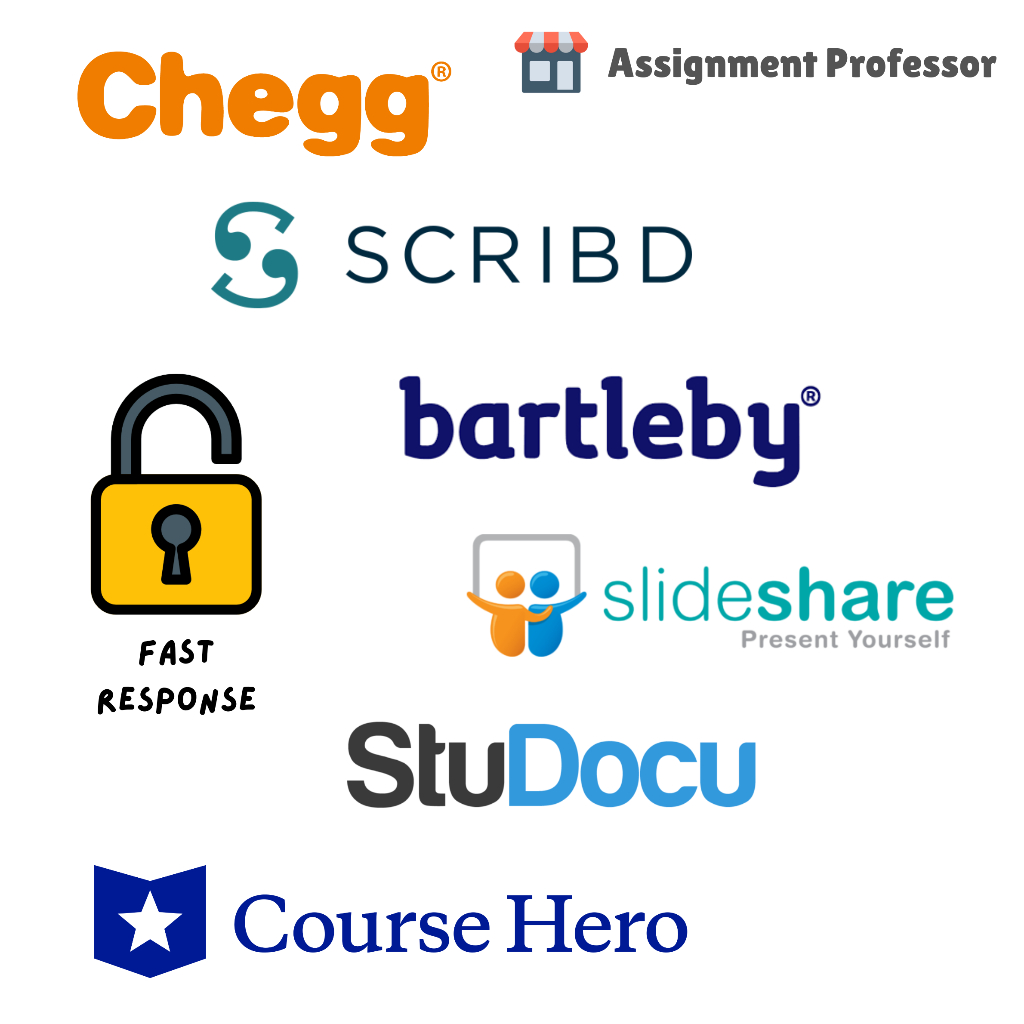 Ch3gg Chgg / Course Hero / Studocu / Scribd / Slideshare / Bartleby Unlock Answer (FAST RESPONSE ...