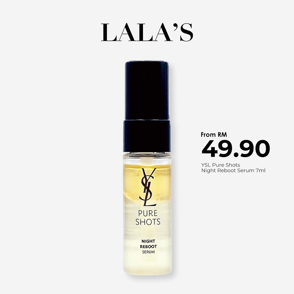 YSL Pure Shots Night Reboot Serum 7ml | Shopee Malaysia