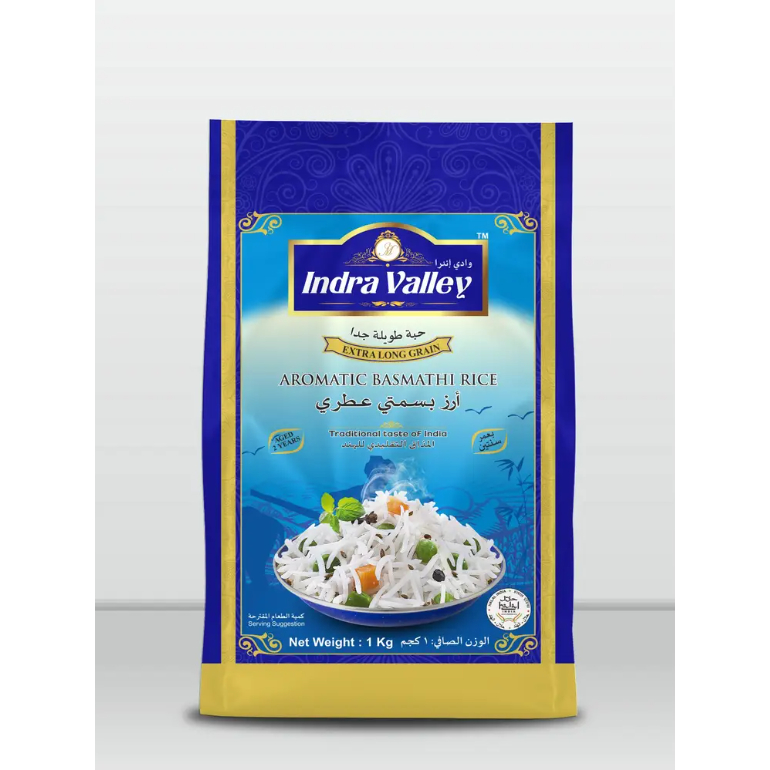 Indra Valley Aromatic Basmathi Rice 1kg | Shopee Malaysia