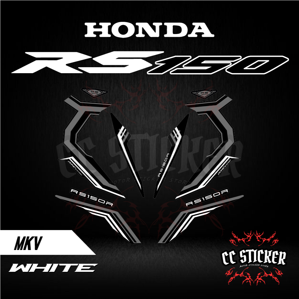 HONDA RS150 V1 V2 V3 | MOTOR STICKER STRIPE ( 23 ) VIETNAM LINE CUSTOM ...