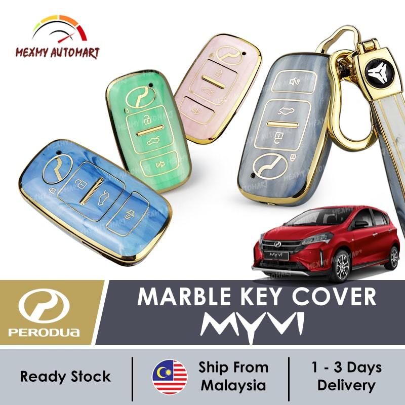 Perodua MYVI 2025 2024 Marble Key Cover Accessories Casing Accessori ...