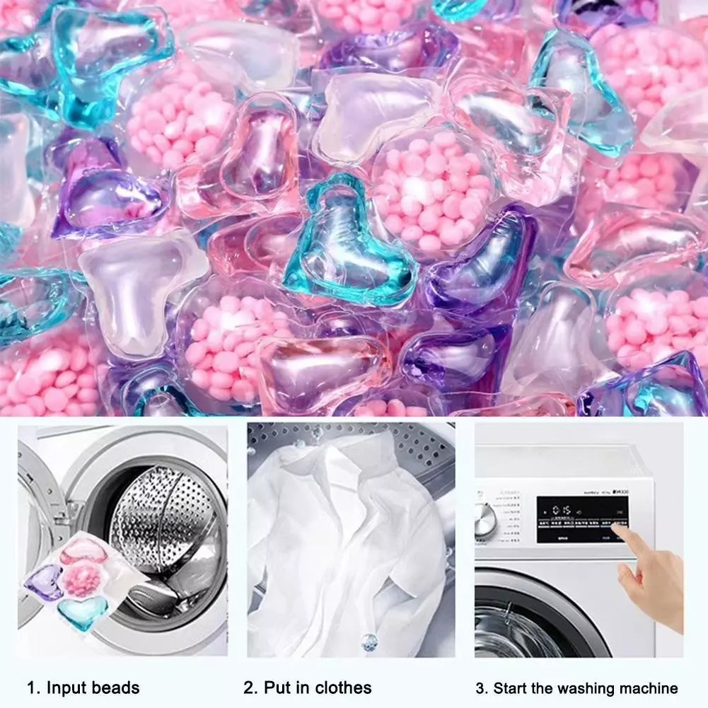 20PCS 5in1 Laundry Ball Beads Laundry Gel Stains Film Bead Ball ...