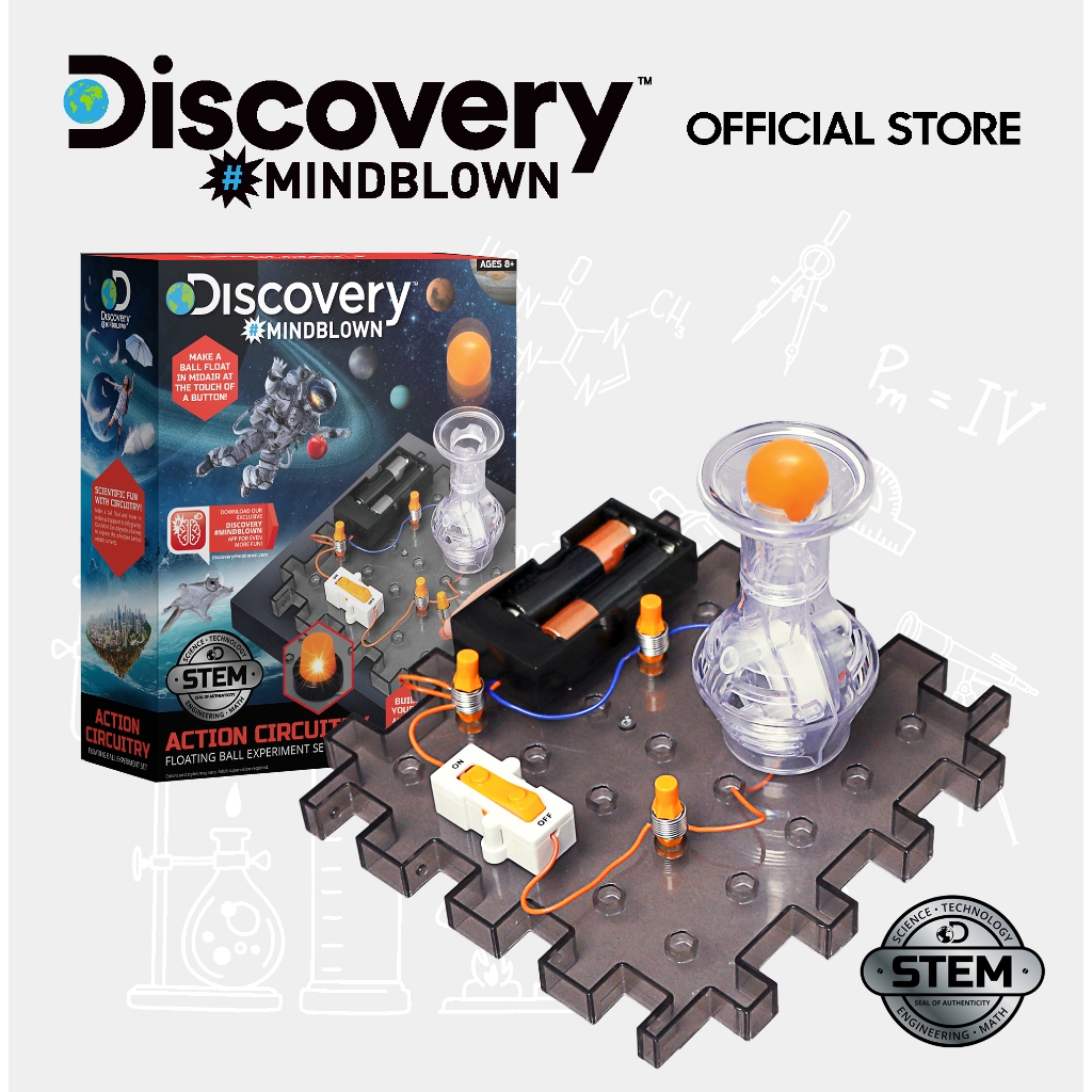 Discovery Mindblown Toy Circuitry Action Experiment Set - Floating Ball ...