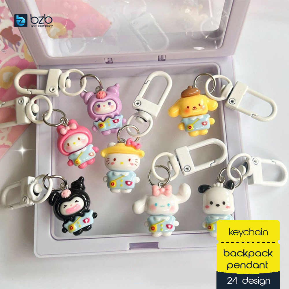 Cute Cartoon Key Ring Ins Backpack Pendant Figure Keychain Charm ...