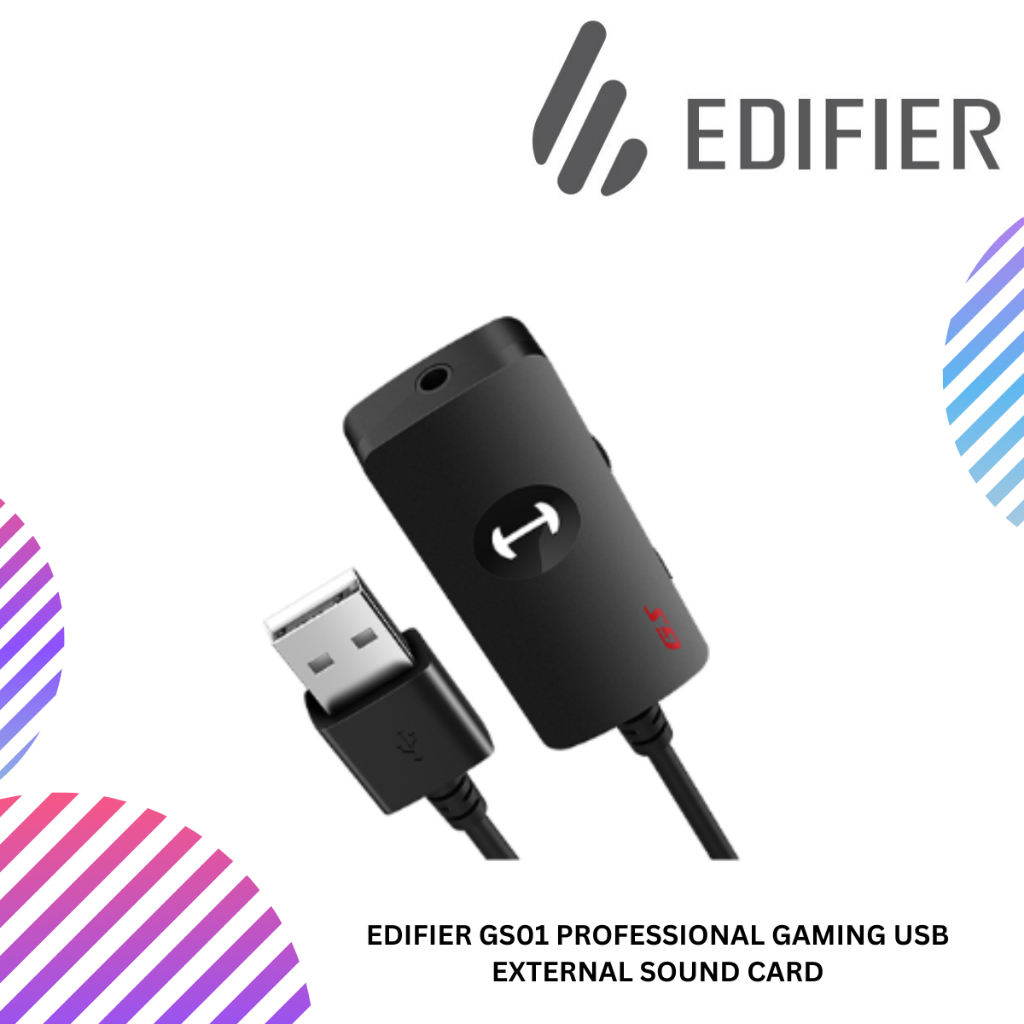 Edifier GS01 Professional Gaming USB External Sound Card | Shopee Malaysia