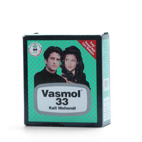 Vasmol 33 Black Hair Dye ( 6 Sachets x 5g ) | Shopee Malaysia