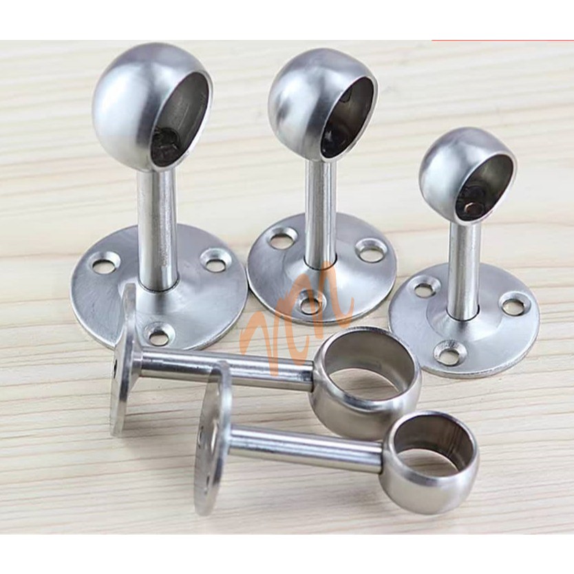 2Pcs Rod Tube Bracket Holder ( Center / End) | Shopee Malaysia
