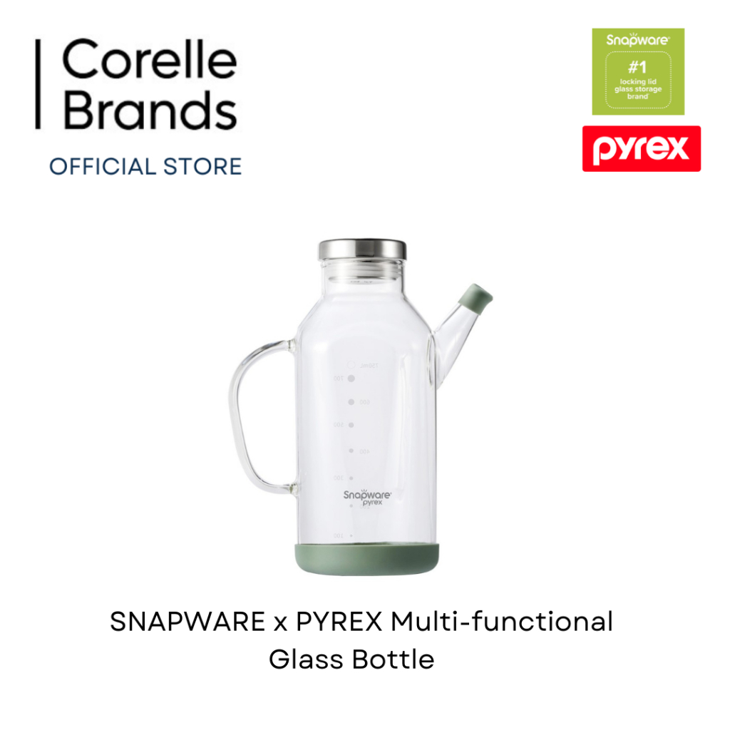 SNAPWARE x PYREX Multi-functional Glass Bottle | Shopee Malaysia