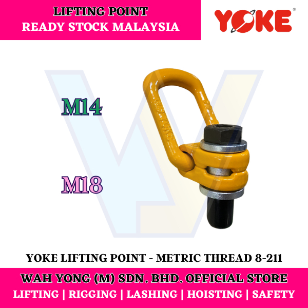 YOKE 8-211 LIFTING POINT - METRIC THREAD (M14 / M18) | Shopee Malaysia