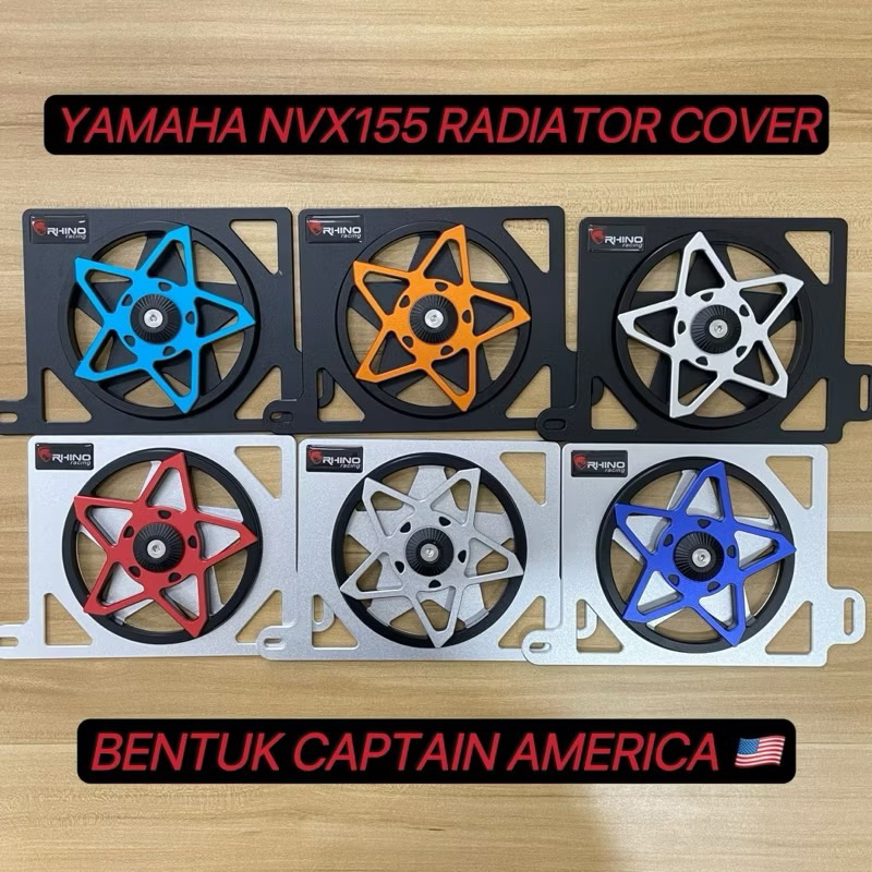 RHINO RACING RADIATOR COVER SPINER NVX V1 V2 NMAX V1 V2 PENUTUP ...