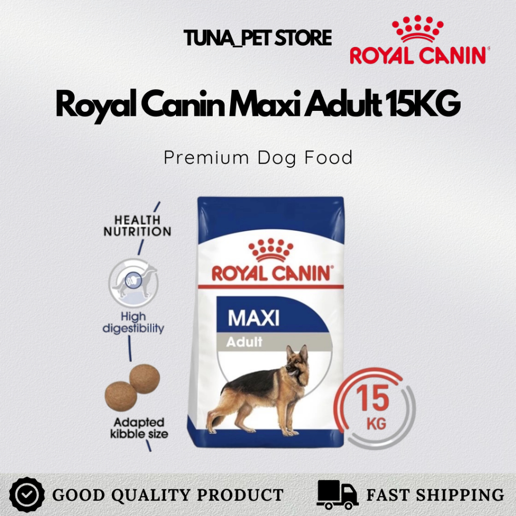 ROYAL CANIN MAXI ADULT DRY DOG FOOD 15KG (7/2025) | Shopee Malaysia