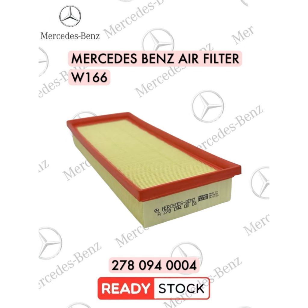 (100% ORIGINAL) MERCEDES BENZ W166 AIR FILTER （2780940004） | Shopee ...