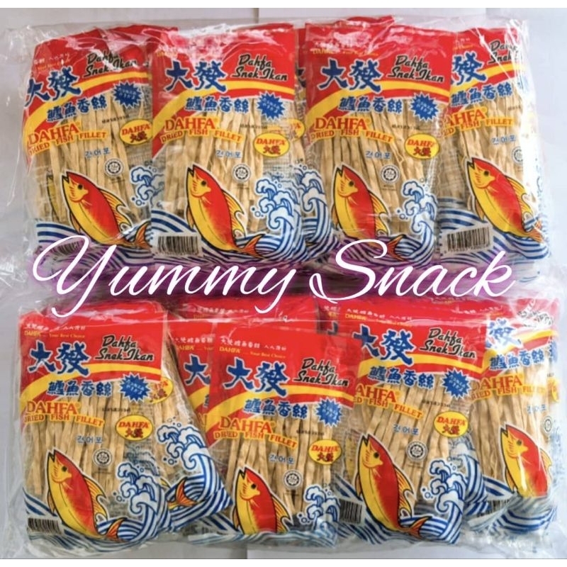 [40s x 5g] Dahfa Dried Fish Fillet / Snek Ikan halus Halal Ready stock ...