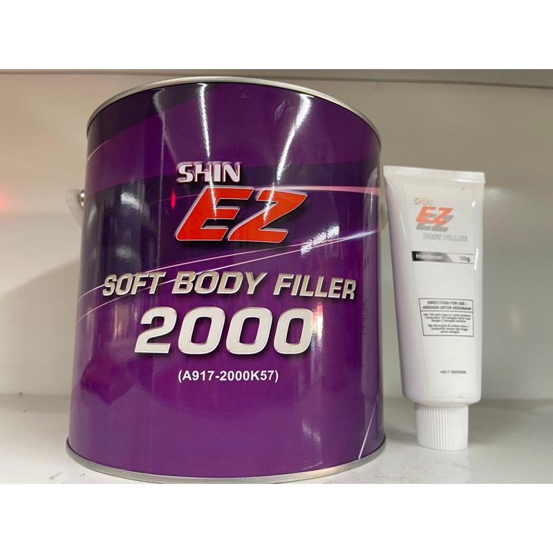 Alesco Kansai Shin EZ Soft Body Putty Grey 4kg with Hardener 90g ...
