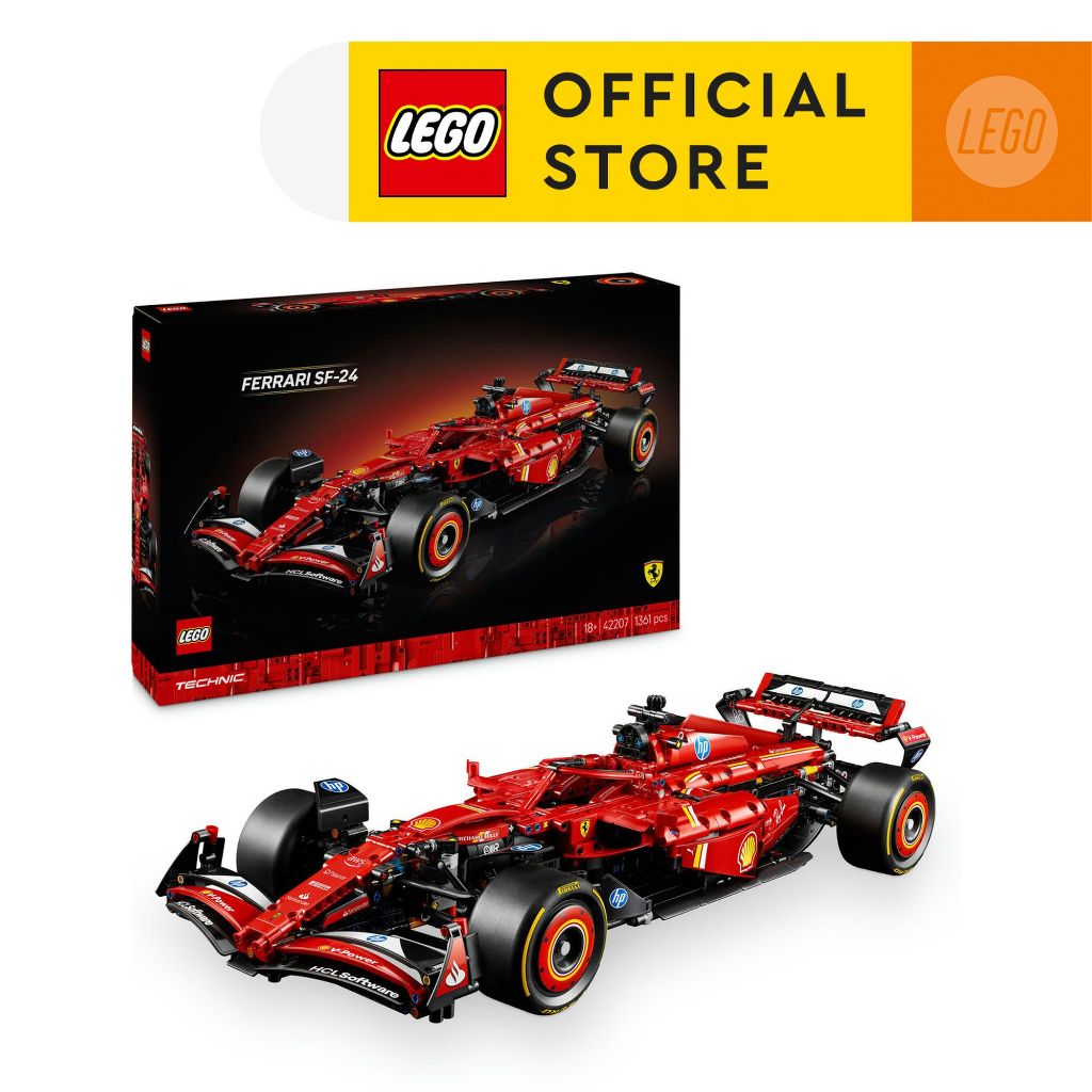 LEGO Technic 42207 Ferrari SF-24 F1 Car (1361 Pieces) | Shopee Malaysia
