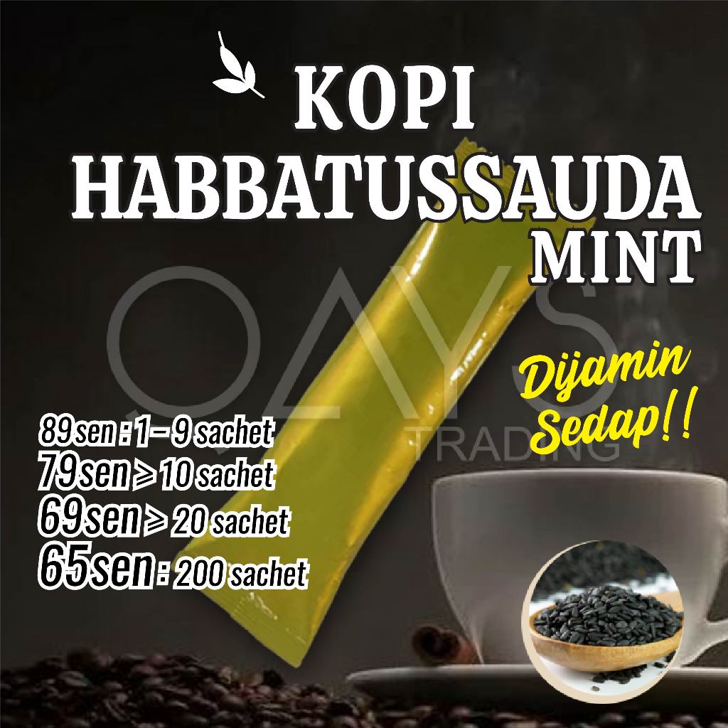 Lelong K21 Kopi Habbatussauda Mint Brand Popular & Sedap | Shopee Malaysia
