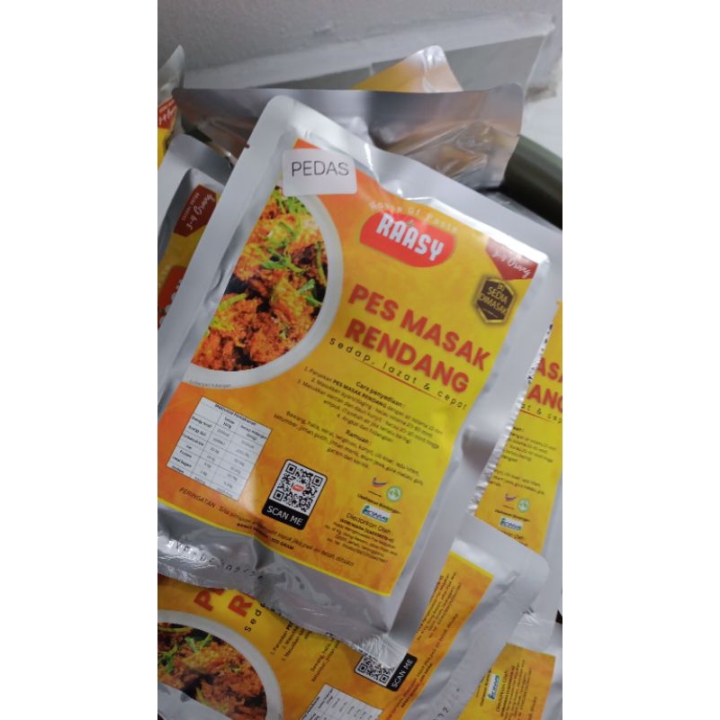 Pes Rendang RAASY (PEDAS), Rendang tradisonal | Shopee Malaysia