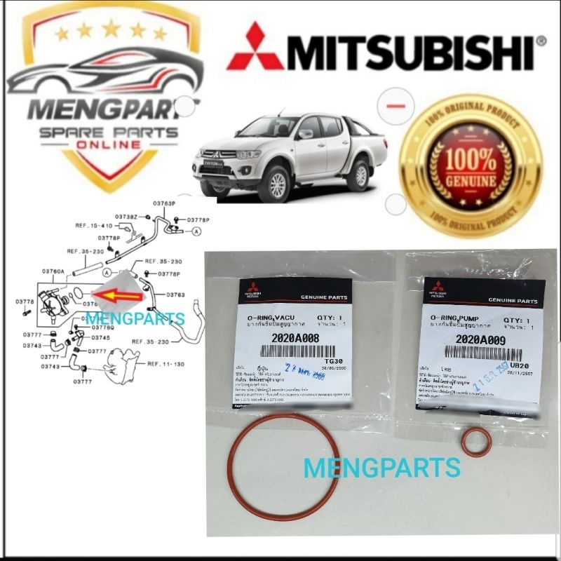 ORIGINAL MITSUBISHI TRITON PAJERO SPORT 2.5 2007Y-2015Y VACUM PUMP O ...