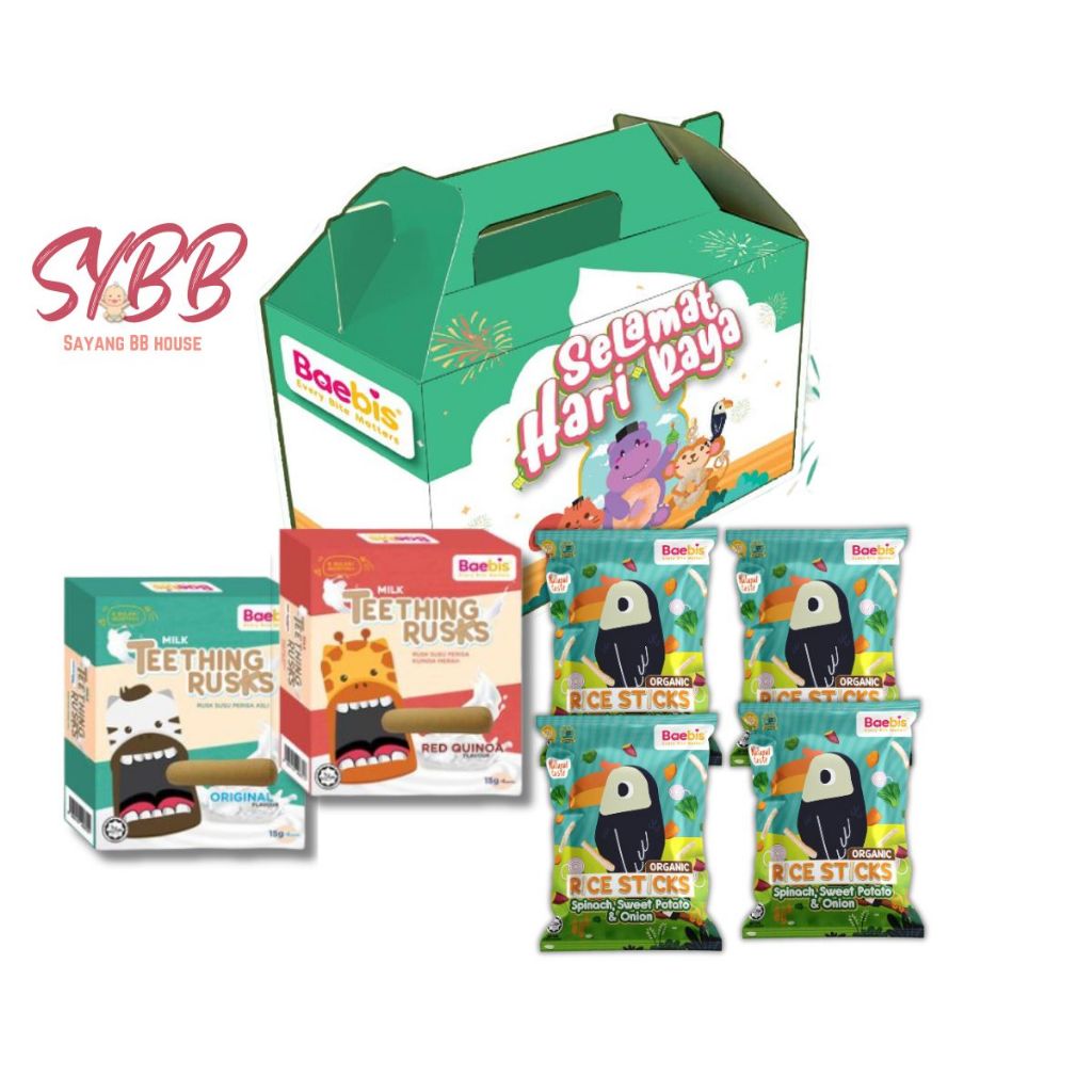 RAYA GIFT BOX Baby rice puffs / Baby teething rusk / Rice sticks ...