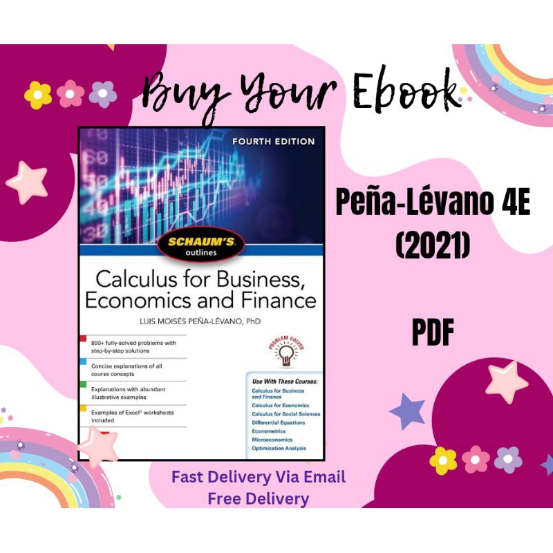 Calculus for Business, Economics & Finance - 4E (2021) [Schaum's ...