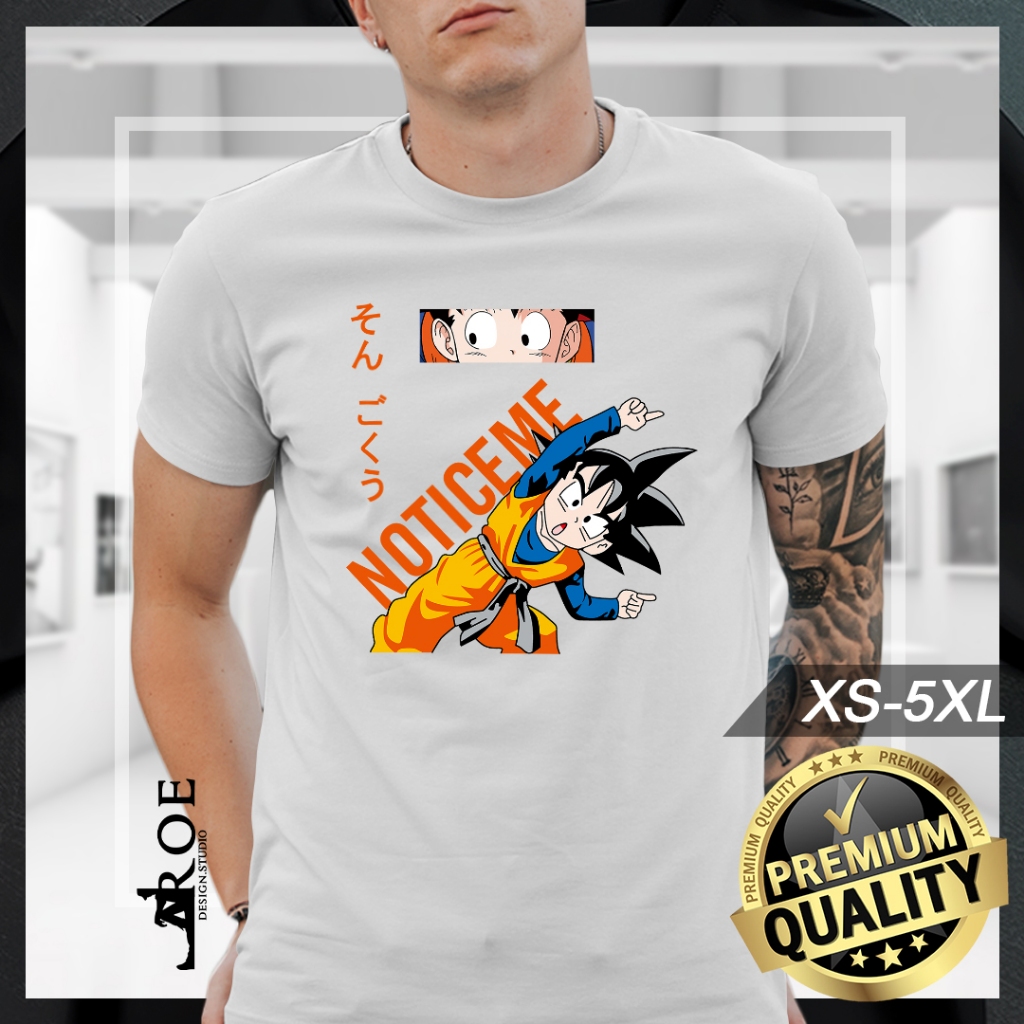 🔥 Baju Tshirt GOTEN DRAGONBALL NOTICE ME Anime Unisex + Plus Size 🔥 ...